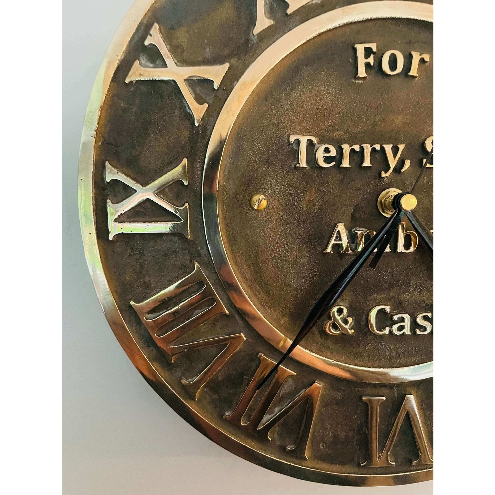 Cast Metal Clocks | Handcrafted Wall Clocks for Home & Garden