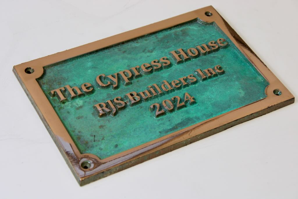 Copper Signs with Verdigris