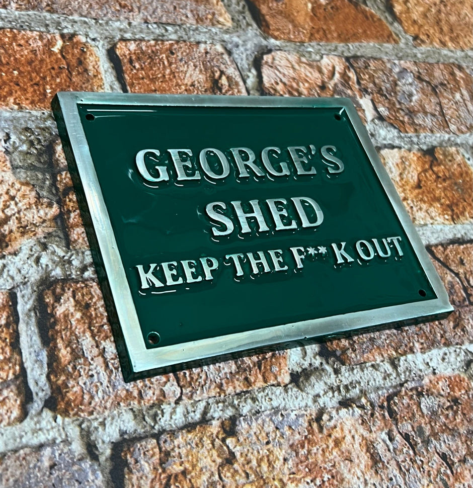 Novelty Garden Signs | Humorous & Personalised Outdoor Metal Signs
