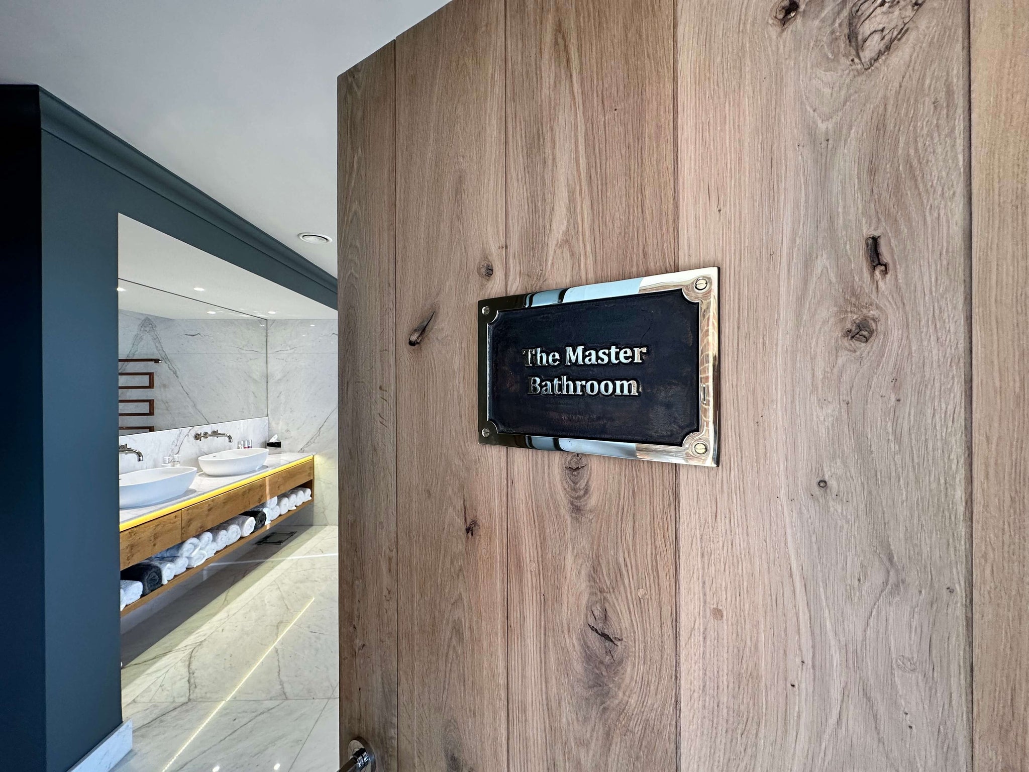 Bronze Hotel Room Signs