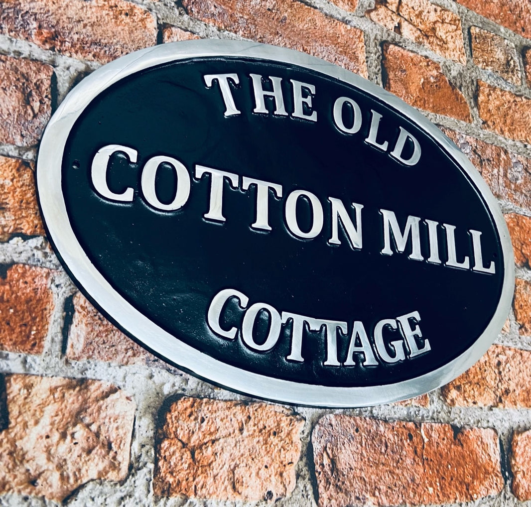 Metal House Name Signs | Metal House Name Plaques