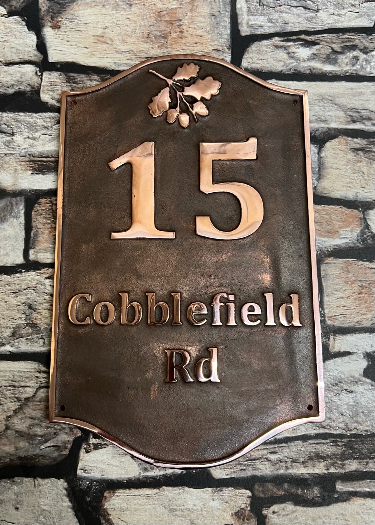 Memorial Plaque in Copper – Majestic Metals Ltd